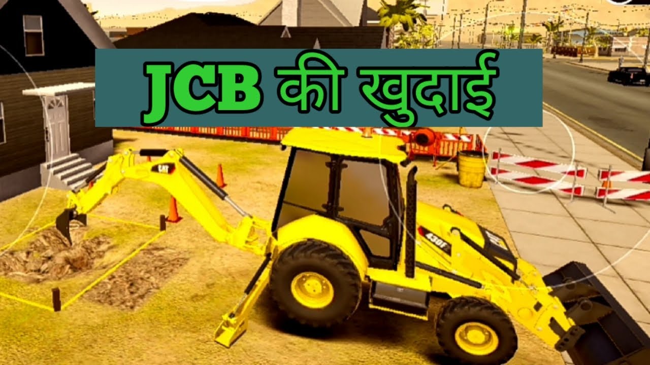 JCB Gameplay Construction Simulator 2 Lite CAT Backhoe loader gameplay ...