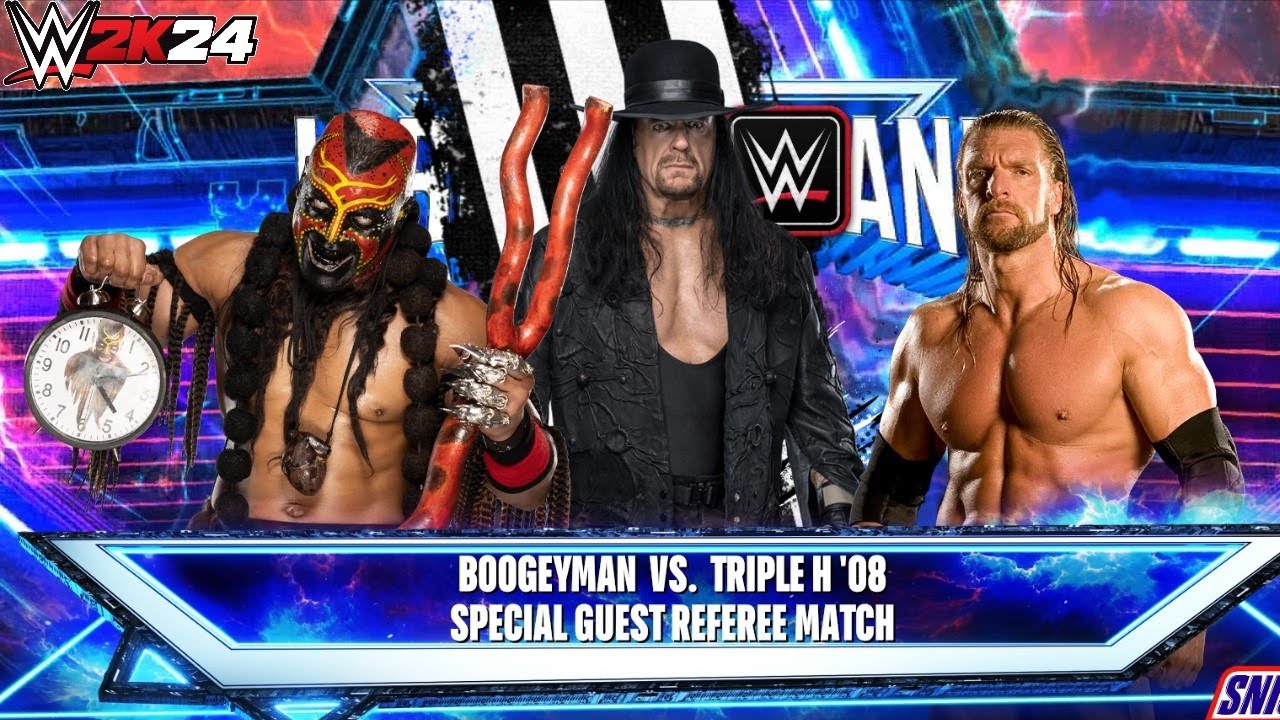 Undertaker as Special Guest Referee? WWE 2K24 Triple H vs Boogeyman ...