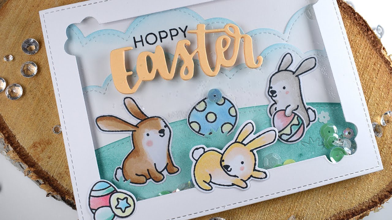 Save The Crafty YouTuber Blog Hop - Hoppy Easter Shaker Card ft Heffy ...