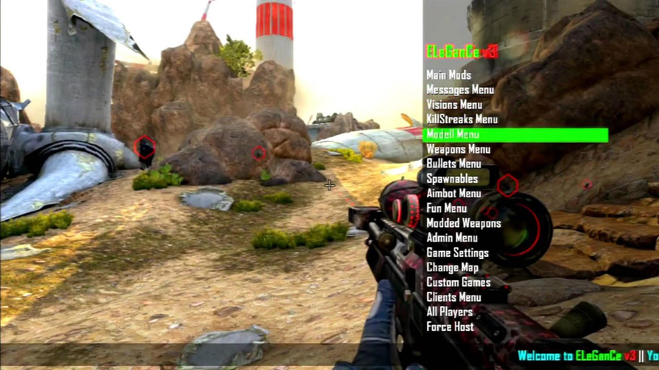 ELeGanCe v3 GSC Mod Menu Bo2 1.19 - YouTube
