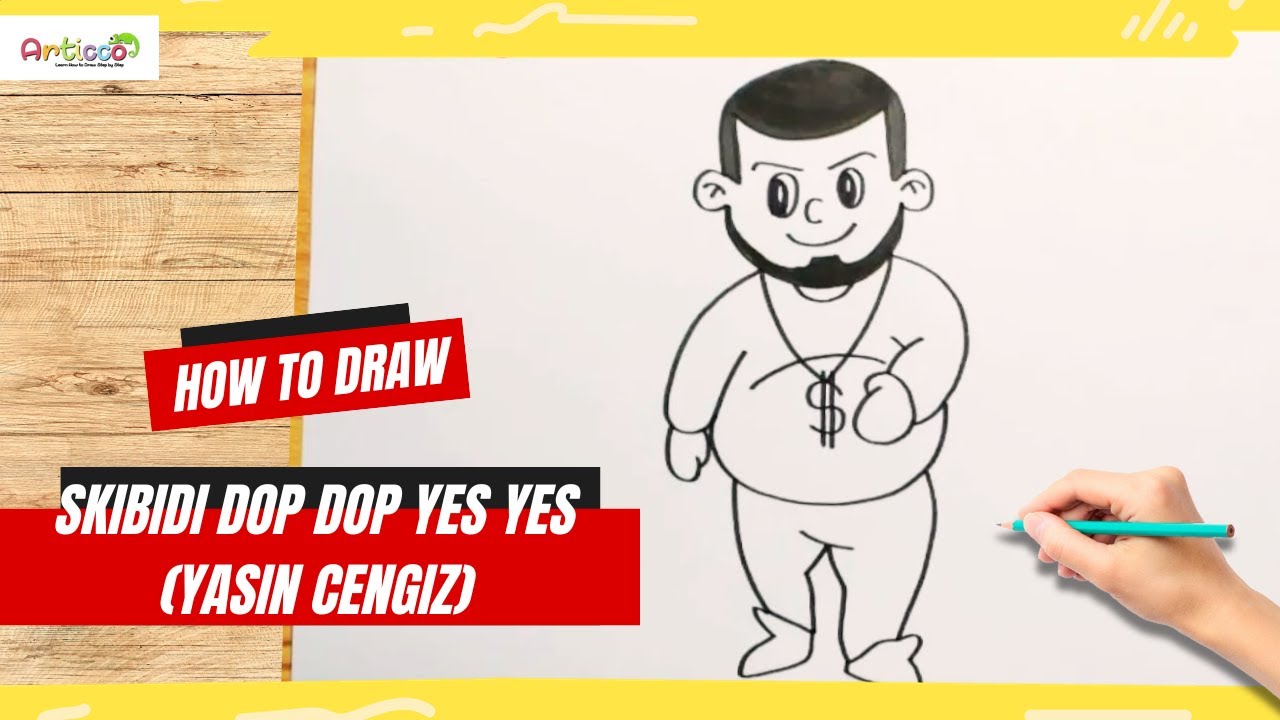 How to Draw SKIBI DI DOP DOP YES YES YASIN CENGIZ - YouTube