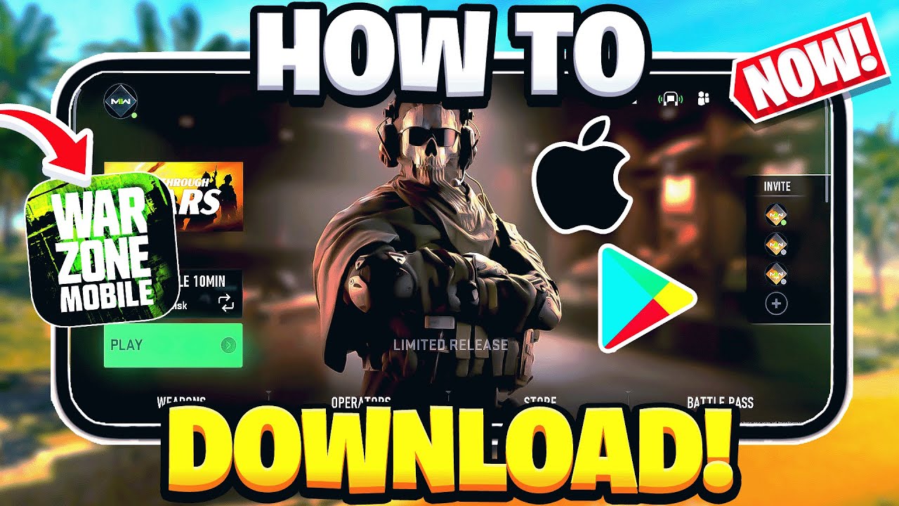 How to DOWNLOAD and PLAY WARZONE MOBILE (iOS & ANDROID)! | Call of Duty ...