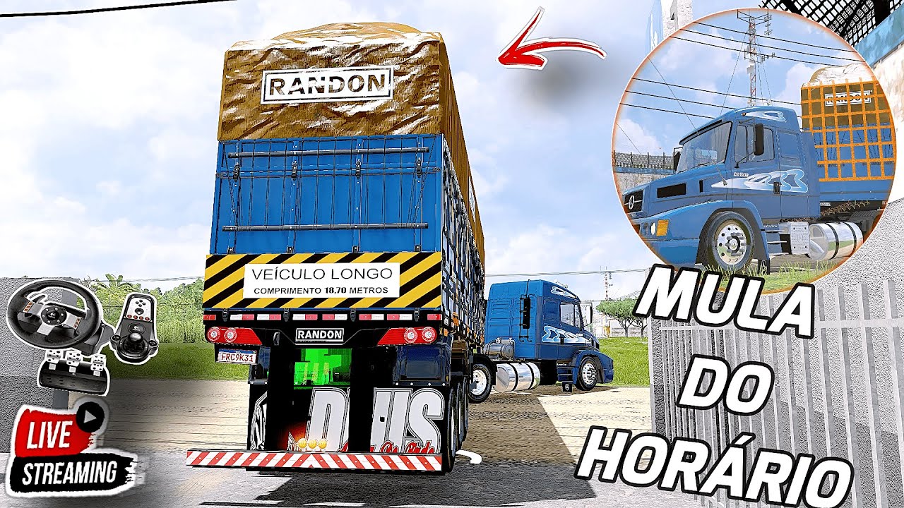 FAZENDO HÓRARIO NA MULA SUMULANDO OUMAXIMO MODS BR RUMO 200 INSCRITOS ...