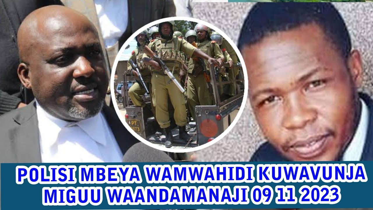 Mdude Nyagali na Mwabukusi wamemvaa OCD MBEYA; NITAWAVUNJA MIGUU ...