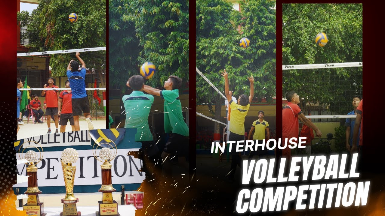 Dig, set, spike! The inter-house volleyball competition is underway ...