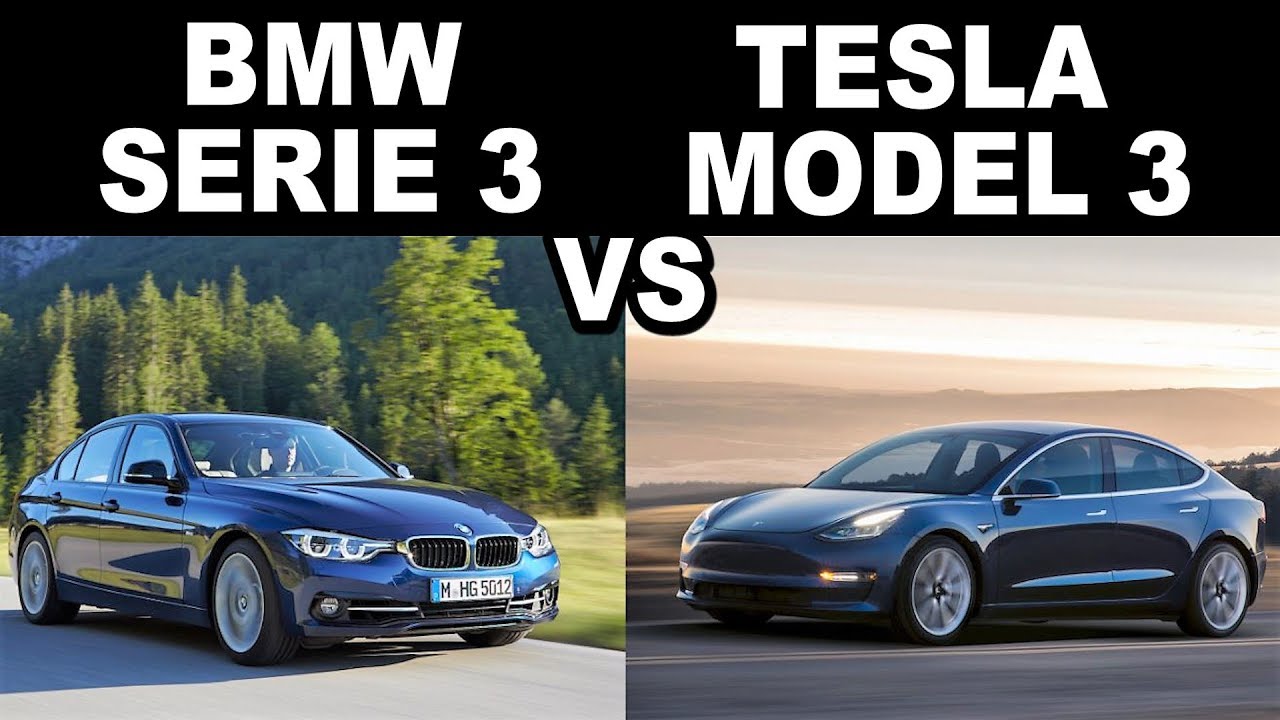 Tesla Model 3 VS BMW serie 3 (comparativa para EEUU) - YouTube