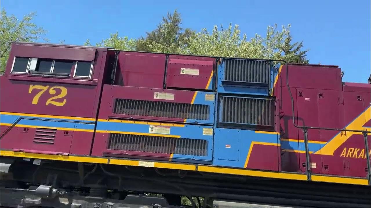 A & M RR EMD SD70ACE's and ALCO' C420's with sand cars and lots of mixed freight. And a DPU ...