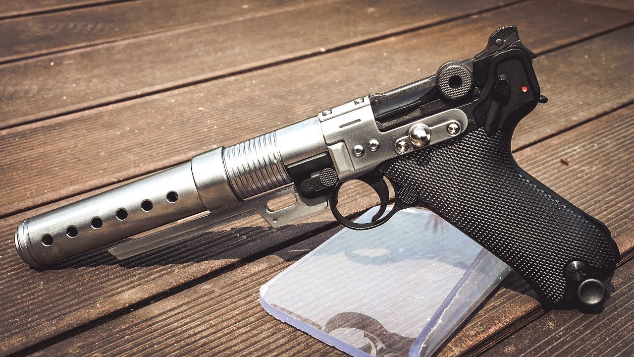 REVIEW AW CUSTOM Blaster A180 Star Wars Rogue one - YouTube