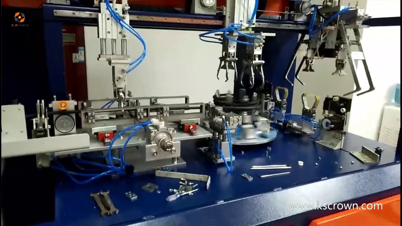 Full automatic wire cutitng stripping and winding tie machine - YouTube