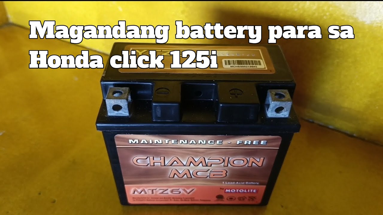 MAGANDANG BATTERY PARA SA HONDA CLICK 125i | BMI MOTOLITE - YouTube
