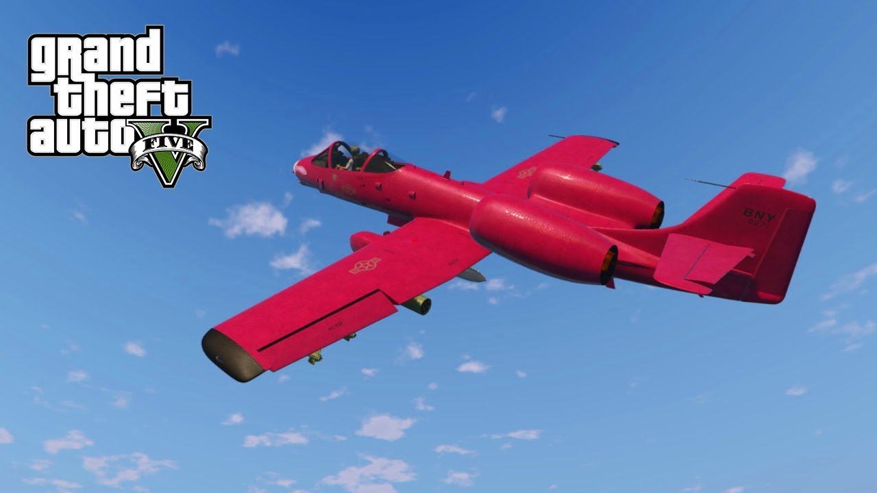 GTA V Freeroam - B-11 STRIKEFORCE VLIEGTUIG IS SUPER STERK! - YouTube
