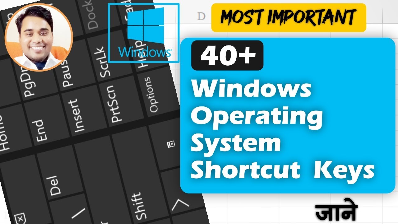 40+ Windows operating system shortcut keys | Laptop operating system ...