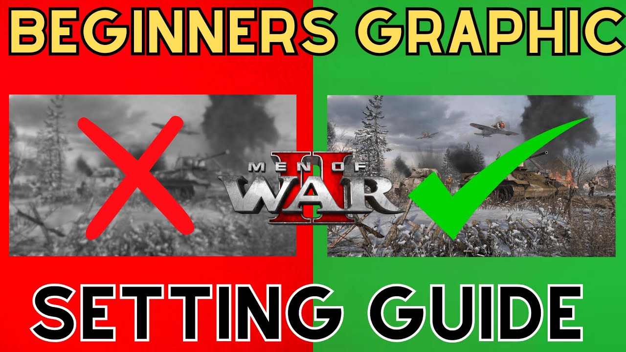 BEGINNERS SETTINGS FOR AMAZING PERFORMANCE | MEN OF WAR 2 SETTING ...