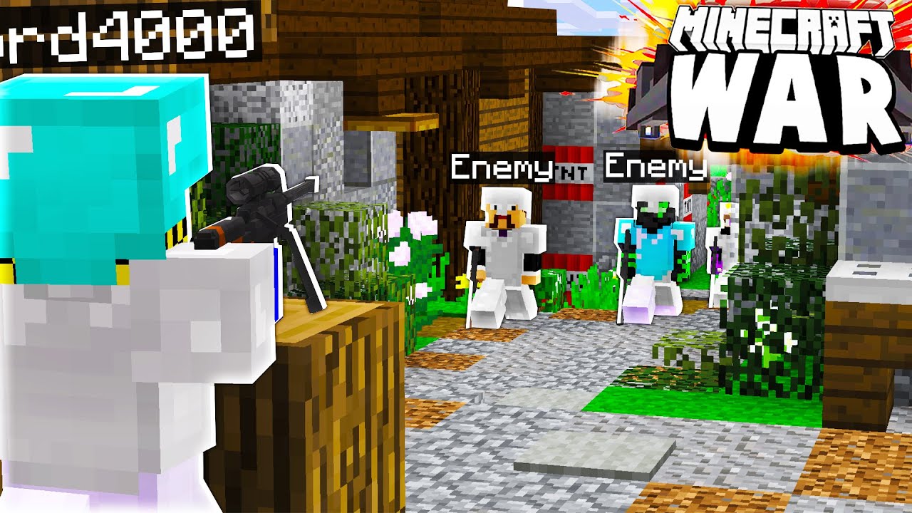 we SCOUTED this ENEMY Minecraft CAMP for BOMBS.. (Minecraft War 39 ...