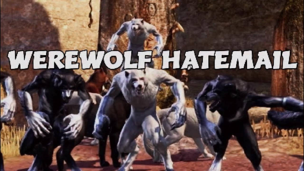 ESO - Encountering Werewolf Haters & Stupid Toxic Hatemail lol!!! - YouTube