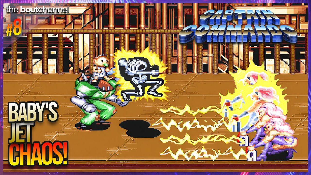 Captain Commando (Arcade Gameplay, "Baby Head", stg.8) ㅡ Enemy's ...