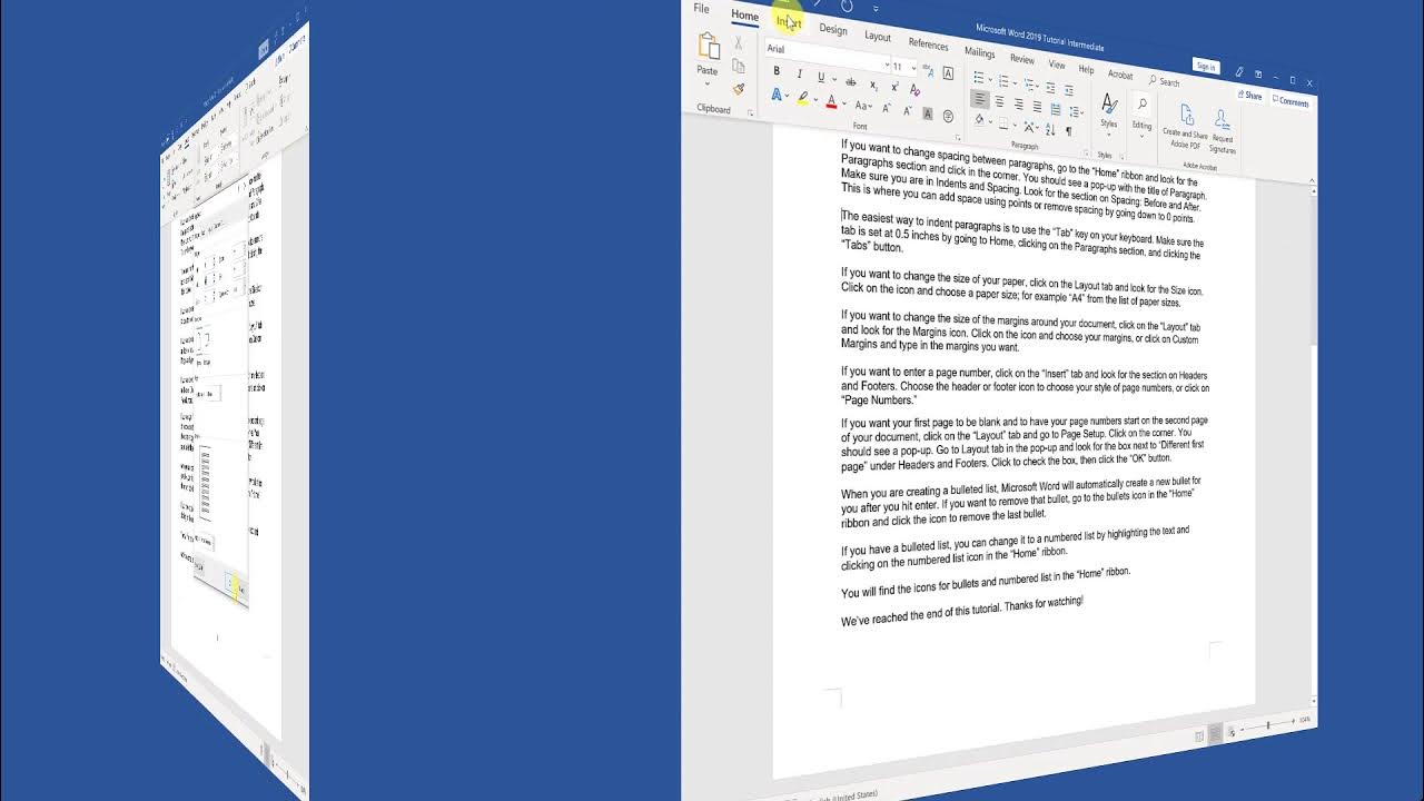 Microsoft Word Tutorial: Intermediate Level - YouTube