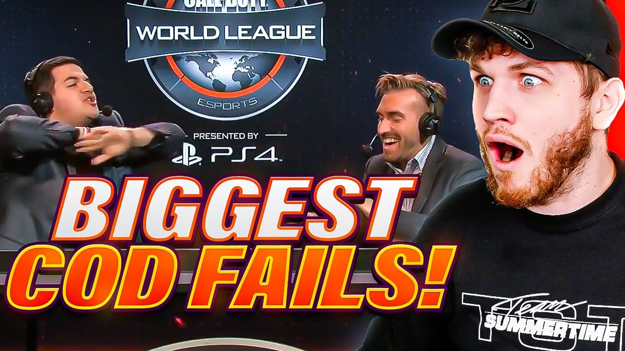 Reacting to the BIGGEST CALL OF DUTY FAILS!! - TST - YouTube