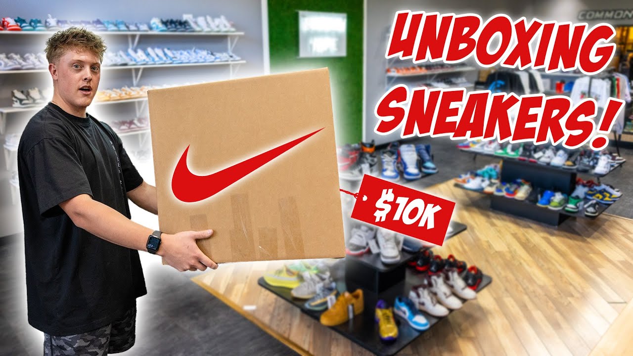 UNBOXING THESE SHOES FOR OUR SNEAKER STORE! *$10,000 Cashout* - YouTube