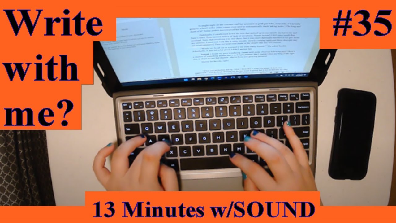 Write with me (13 mins with sound) (35) - YouTube