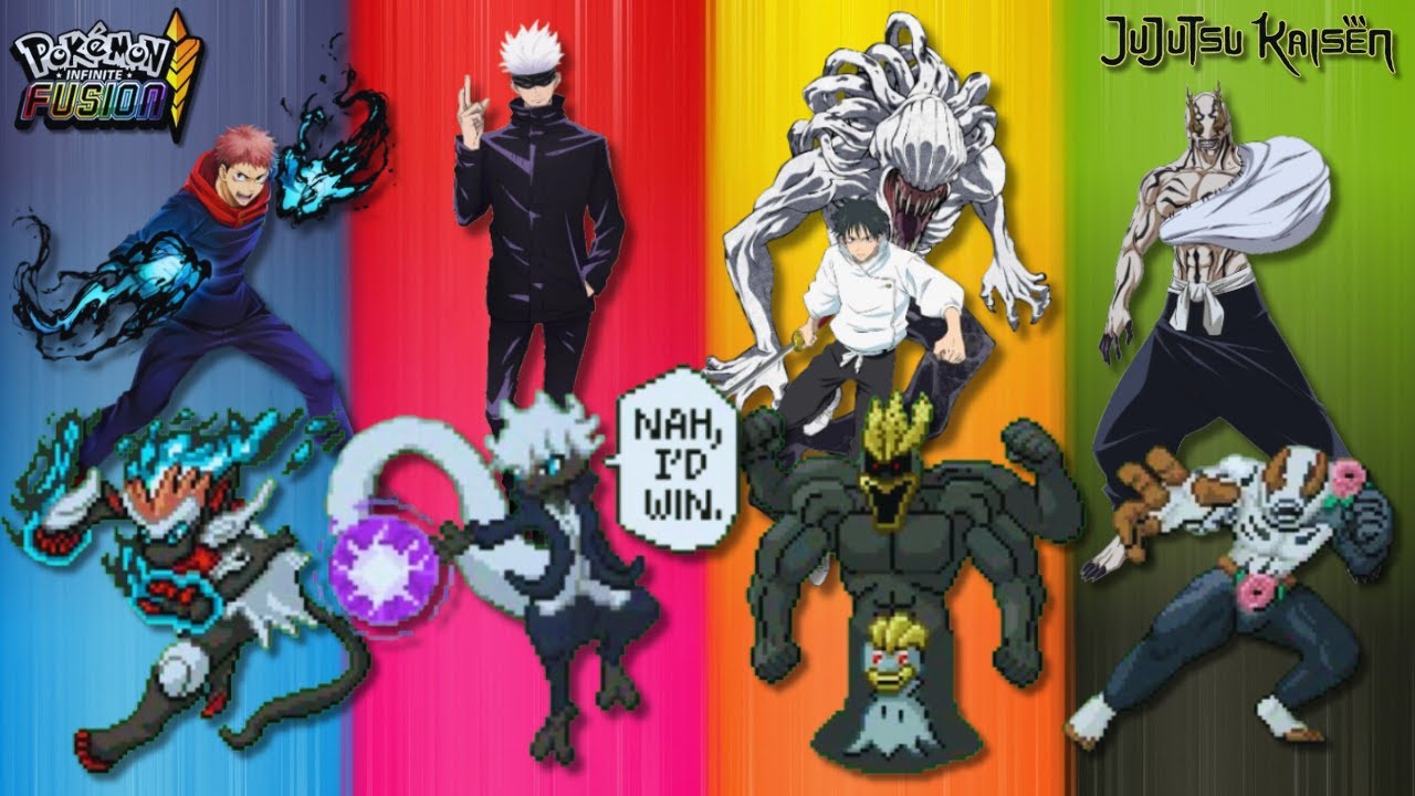 All Jujutsu Kaisen References in Pokémon Infinite Fusion! - YouTube