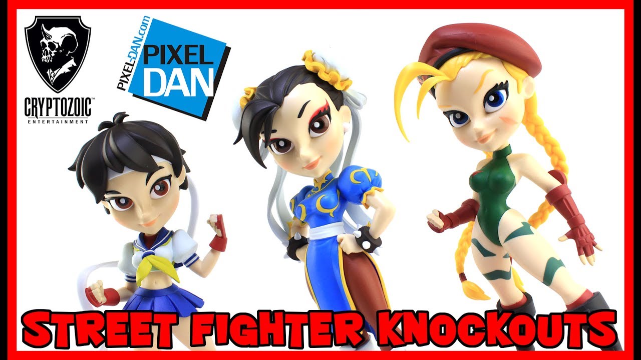 Street Fighter Knockouts Vinyl Figures Cryptozoic Entertainment Video ...