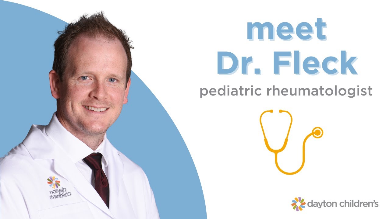 Meet Dr. Fleck, pediatric rheumatologist at Dayton Children's Hospital ...