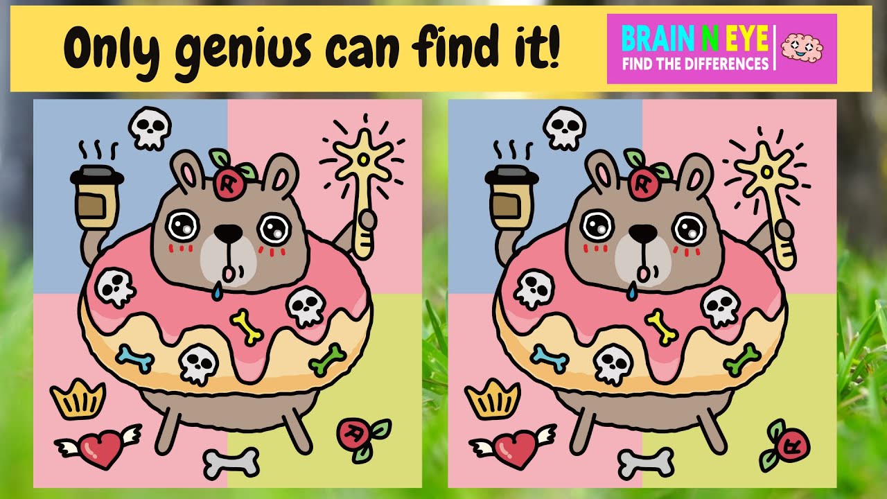 【Find the difference game】To exercise your brain! Try it! Spot the ...