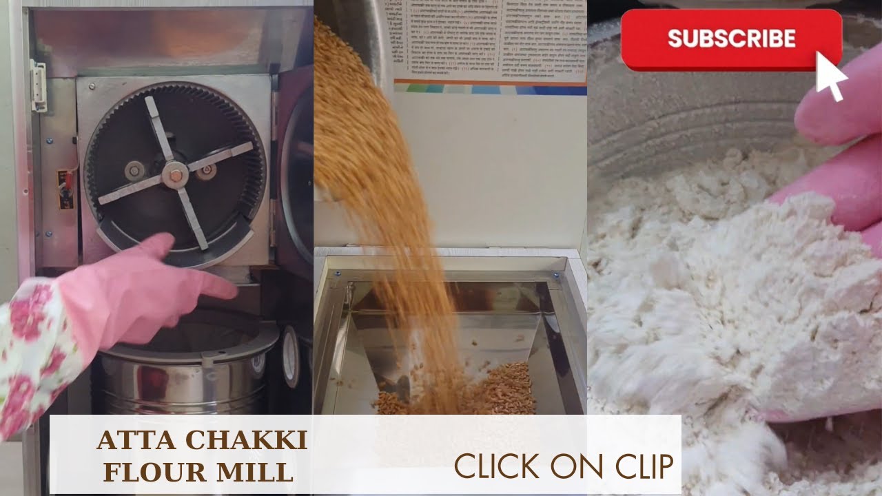 Atta Chakki Flour Mill Domestic Ghar Ghanti Aata Maker Machine for home ...