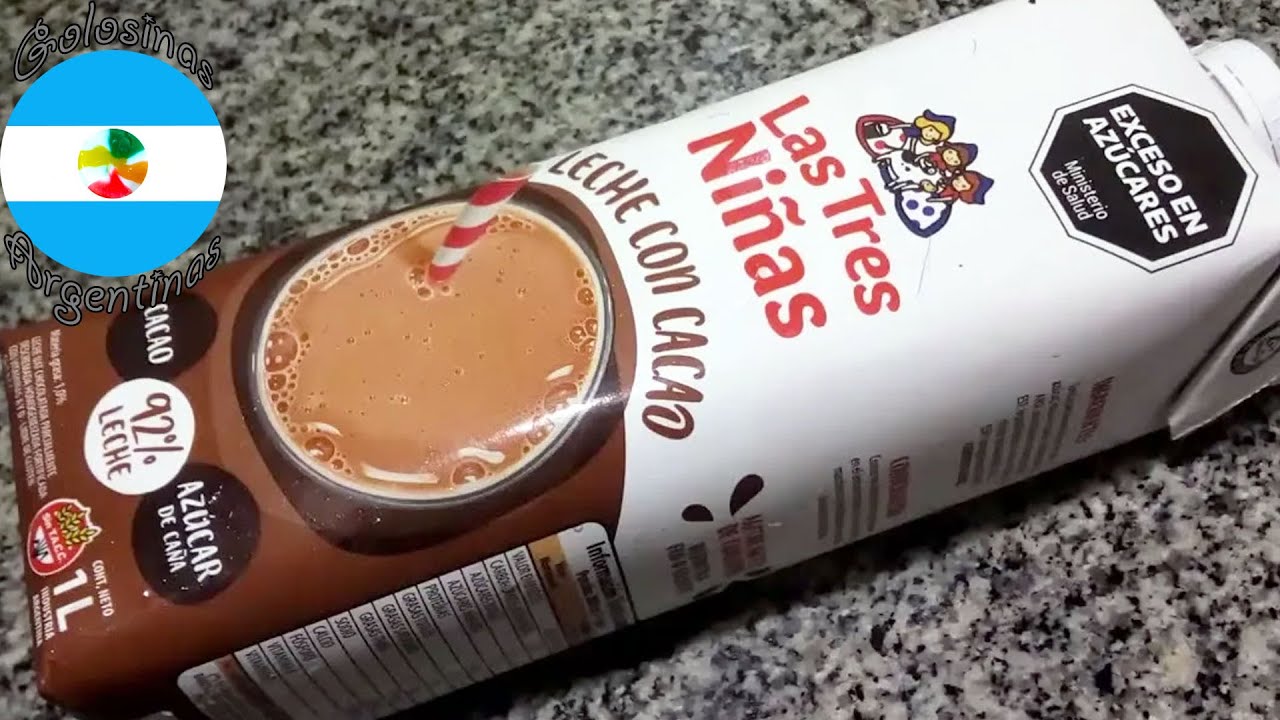 Las Tres Niñas Leche Chocolatada - Leche Semidescremada con Cacao y ...
