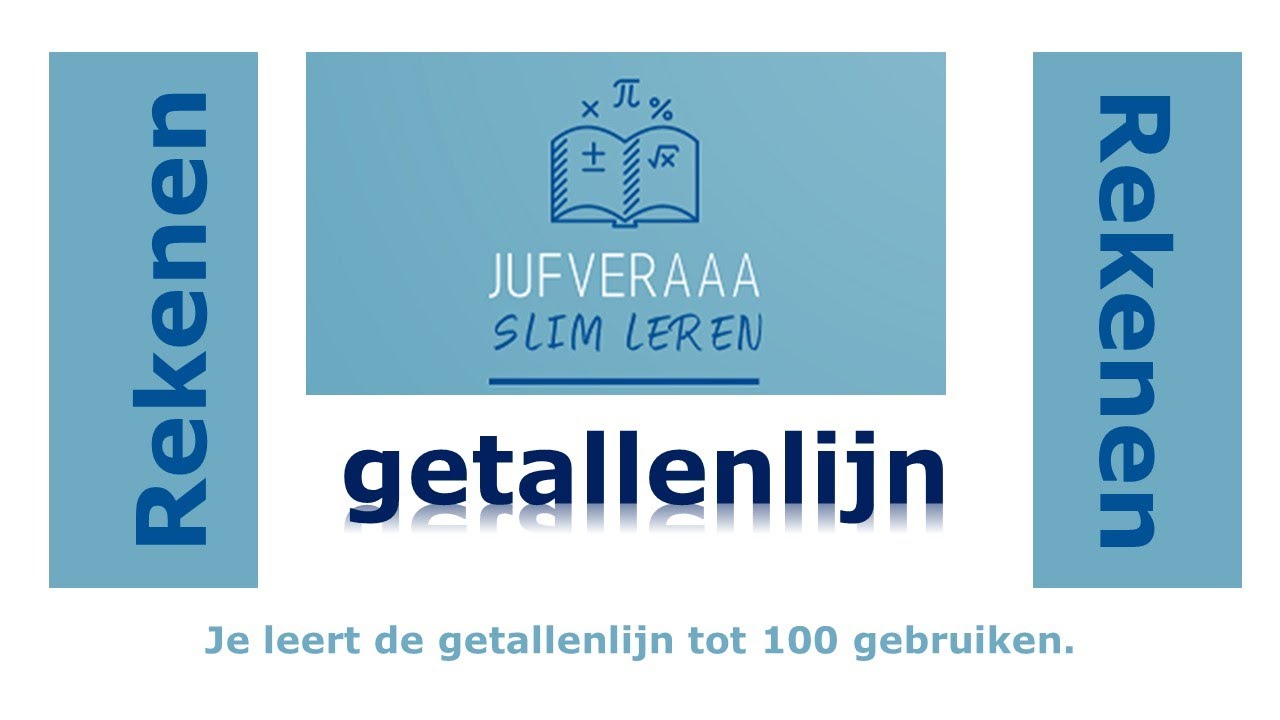 Rekenen getallenlijn tot 100 - YouTube