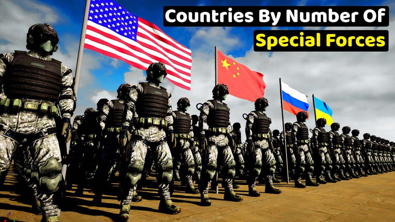 Countries By Number of Special Forces - YouTube