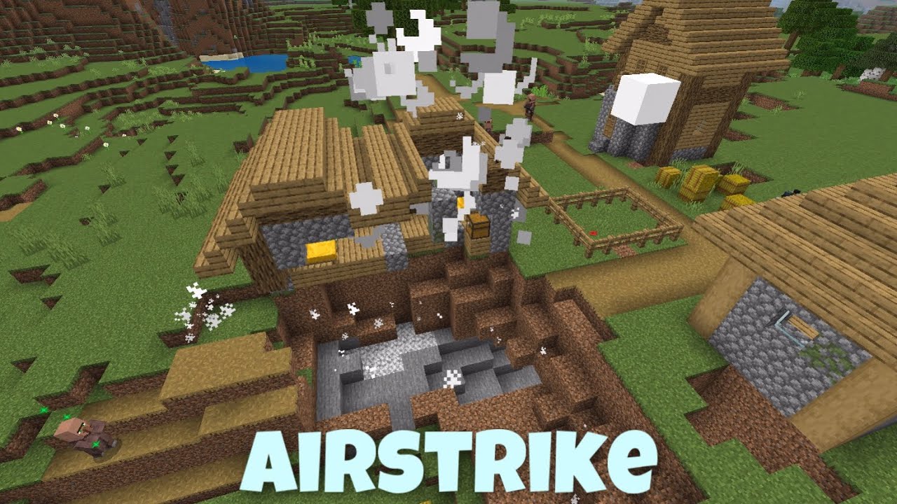 How to Make an Airstrike in Minecraft - YouTube