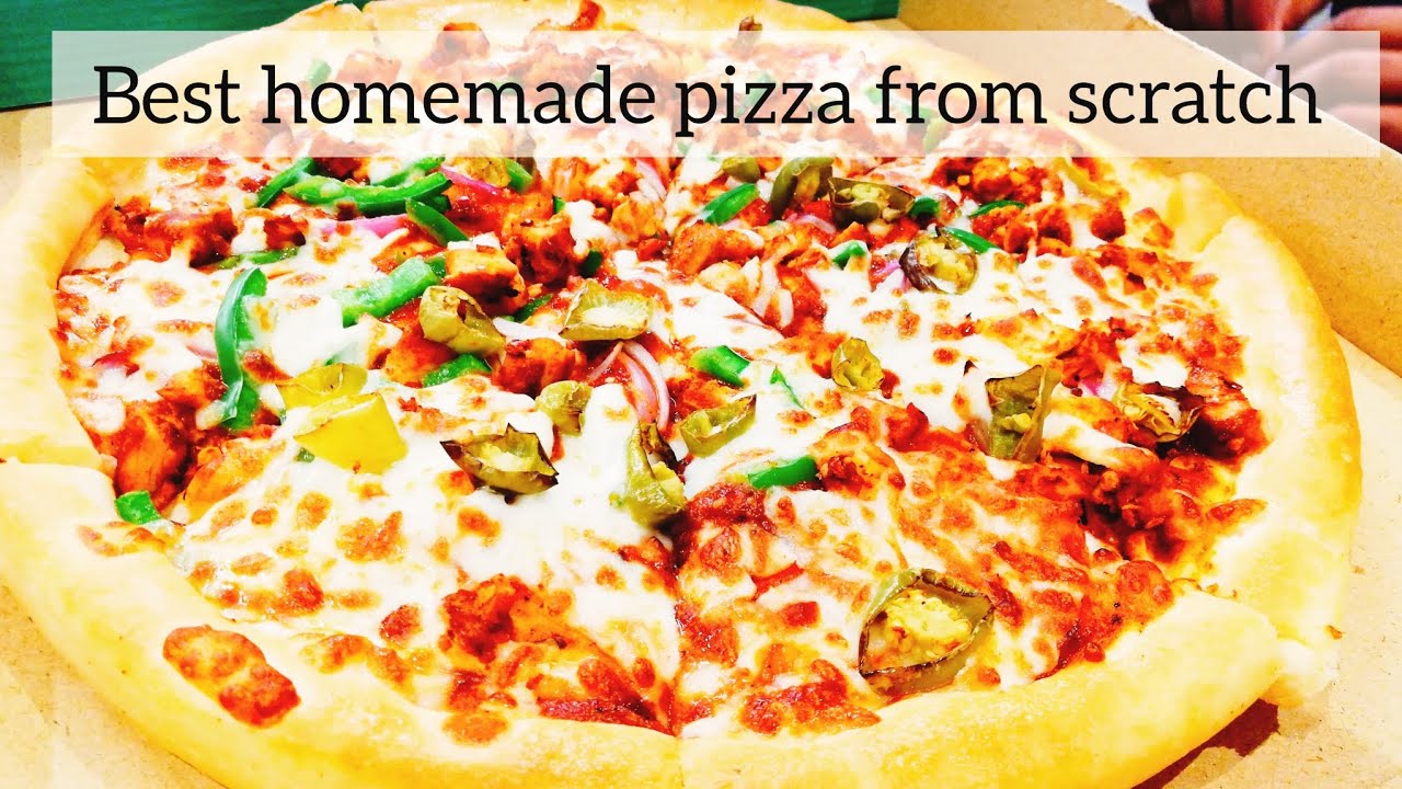 Best homemade pizza from scratch 🤤| pizza sauce recipe| pizza dough ...