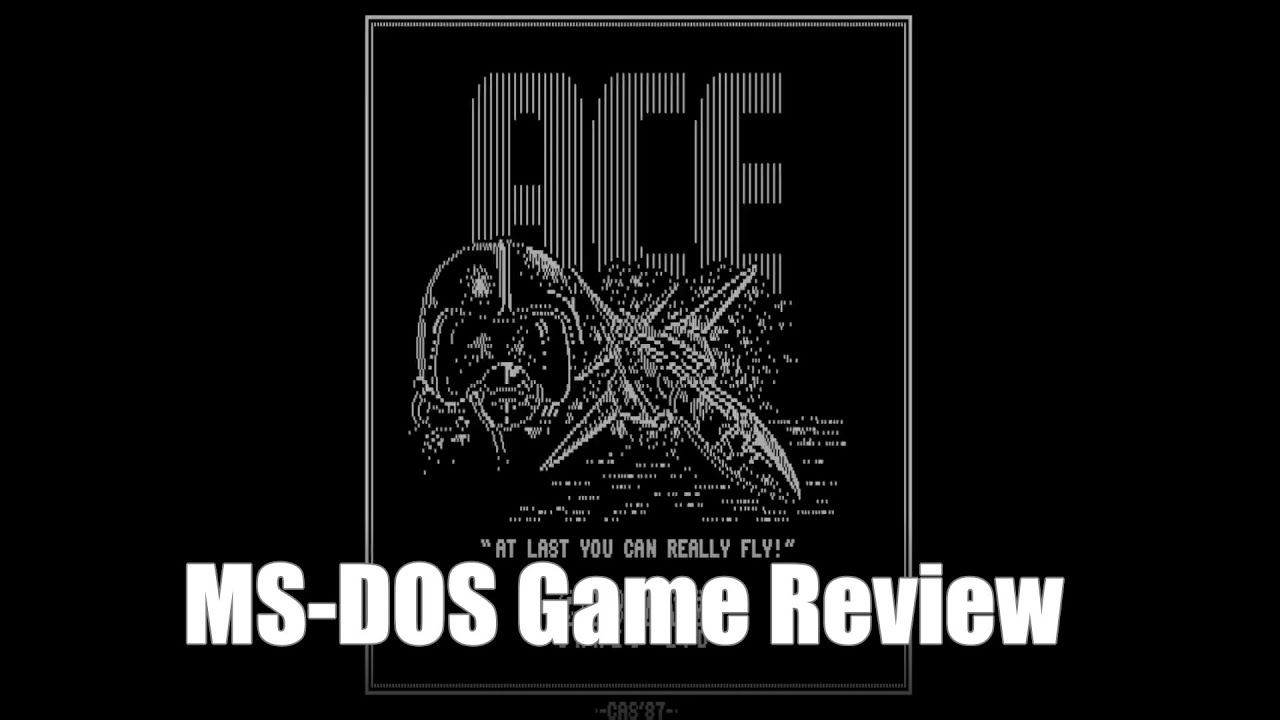 Ace Air Combat Emulator - 1986 - MS-DOS Game Review - YouTube