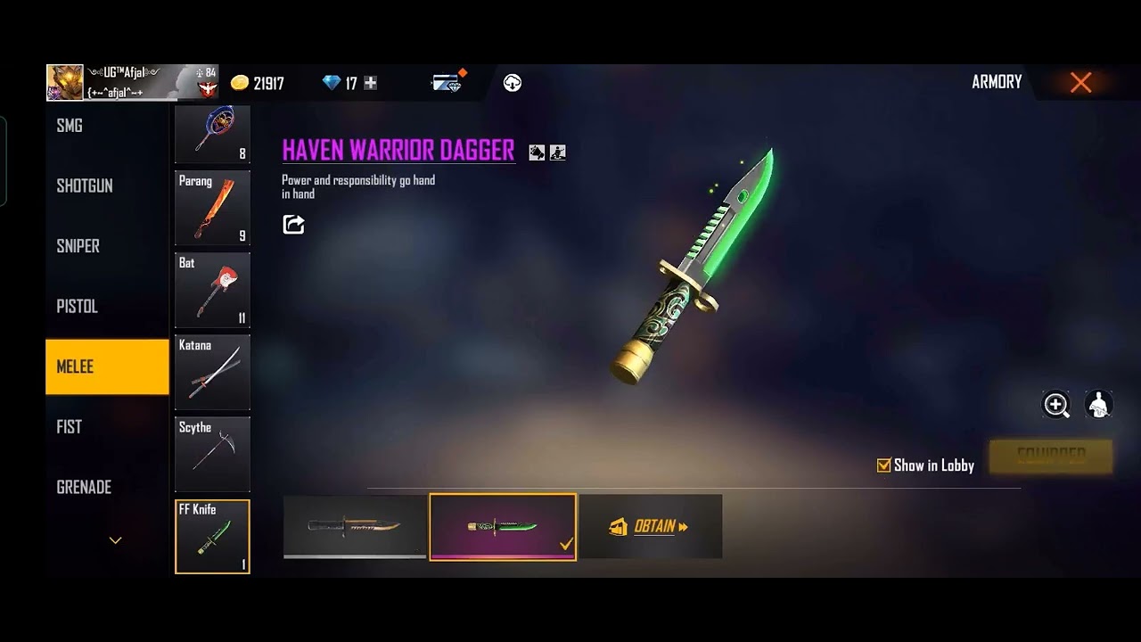 free fire knife skin 🔥🔥🔥 - YouTube