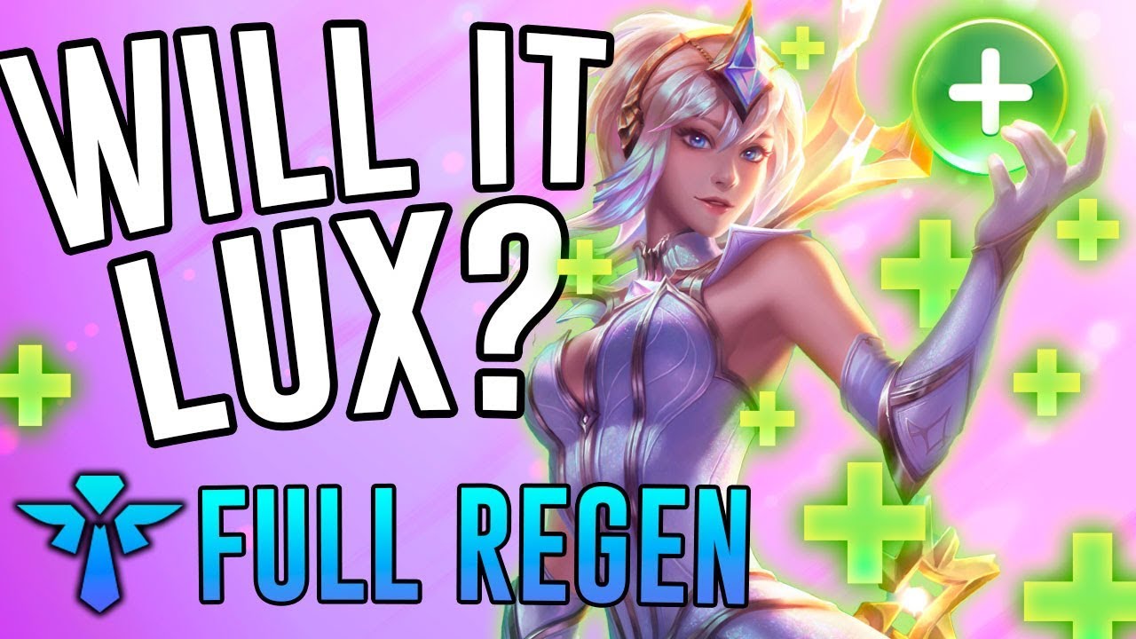 WILL IT LUX?! Full HP Regeneration Build?! - Lux Support - League of ...