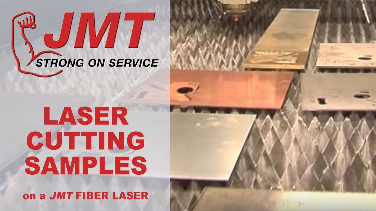 Cutting Multiple Metal Samples on a JMT Fiber Laser - YouTube