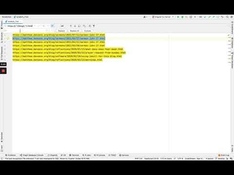 JetBrains IDEs Regular Expression Search and Replace - YouTube