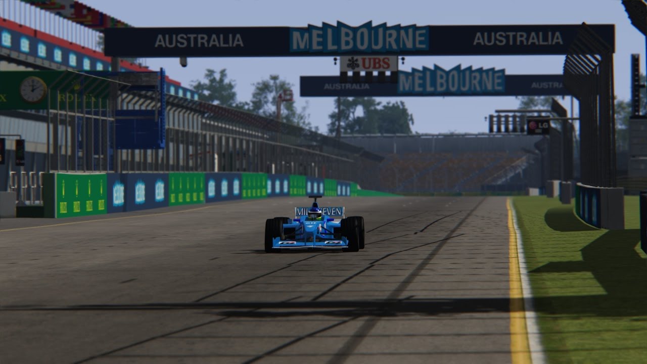 Assetto Corsa || Mod Formula 1 2001. Giancarlo Fisichella hot lap - YouTube