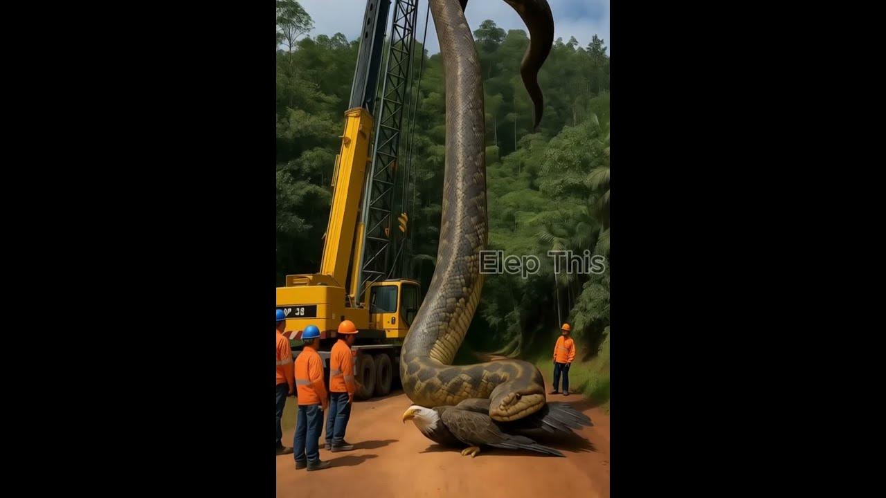Found a python wrapped tightly around my excavator | Elep This # ...