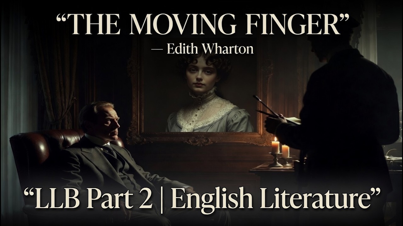The Moving Finger by Edith Wharton | Complete Urdu Summary & Themes LLB ...