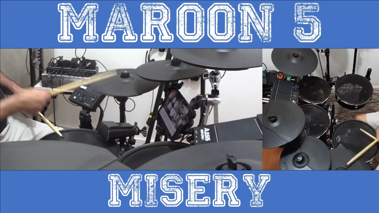 Misery - Maroon 5 - Drum Cover 117 - YouTube
