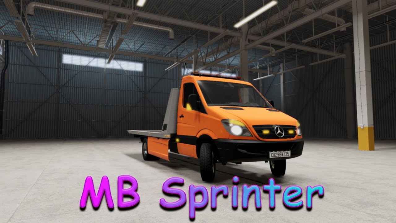 Mercedes-Benz Sprinter-BeamNG Drive(#754) - YouTube
