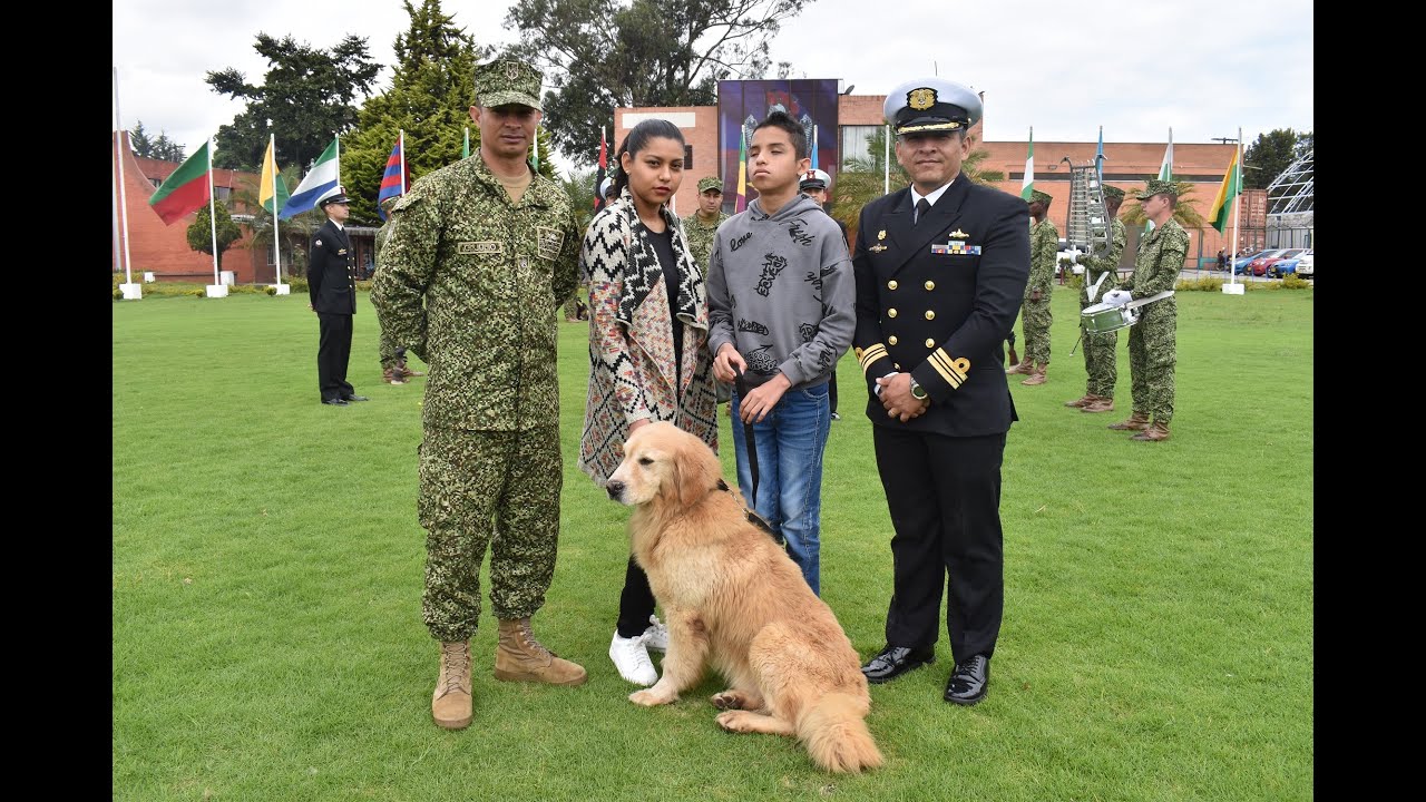 Ceremonia por termino del servicio a nuestro leal canino TOM - YouTube