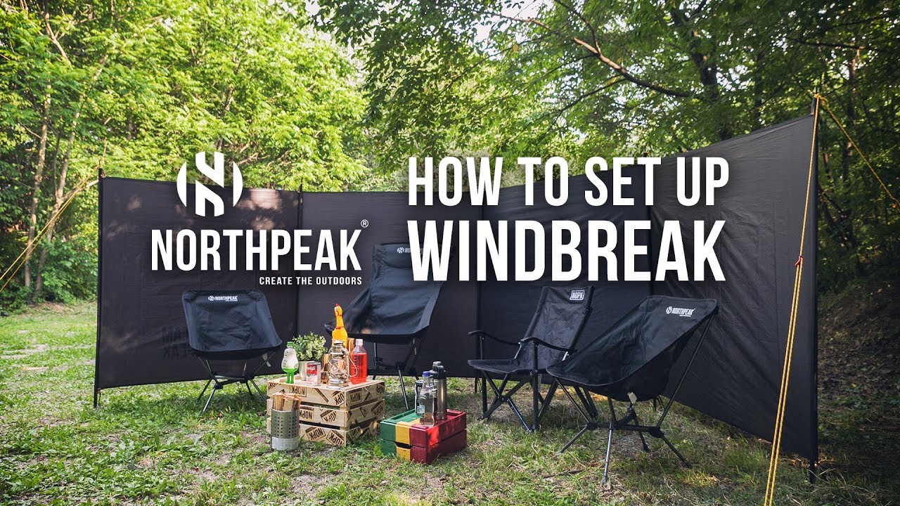 [노스피크] 윈드브레이크 설치하기 / [nopk] How to set up a NOPK WINDBREAK - YouTube