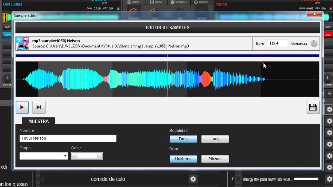 sampler VIRTUALDJ 8 PRO infinity - YouTube