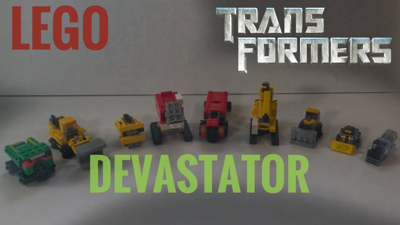 LEGO transformers ROTF devastator version 2( part 1) - YouTube