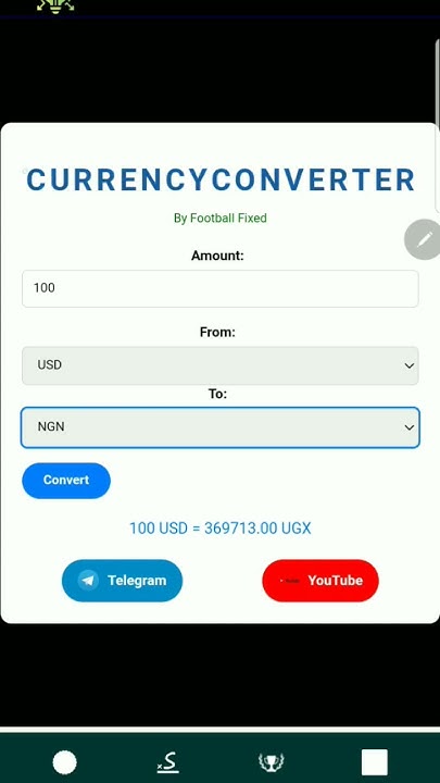 Realtime currency converter #currencyexchange #crypto - YouTube