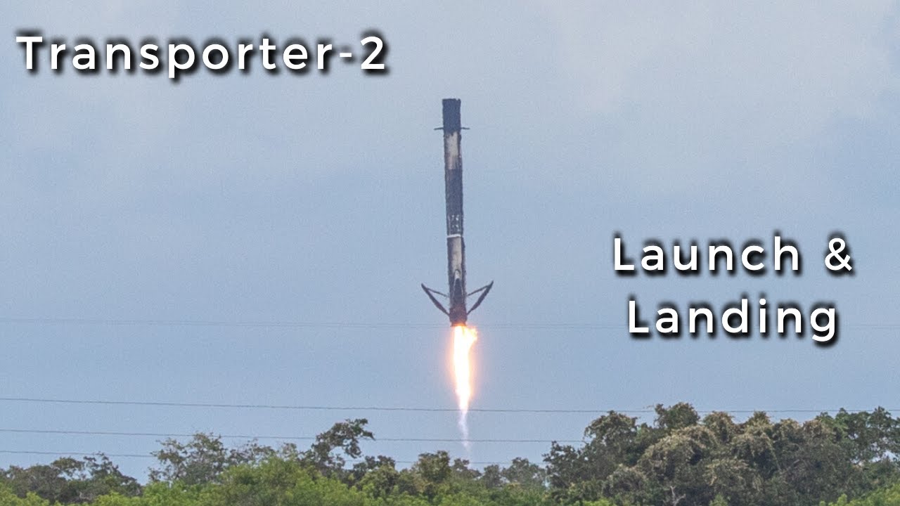 Transporter-2 Launch & Landing - YouTube